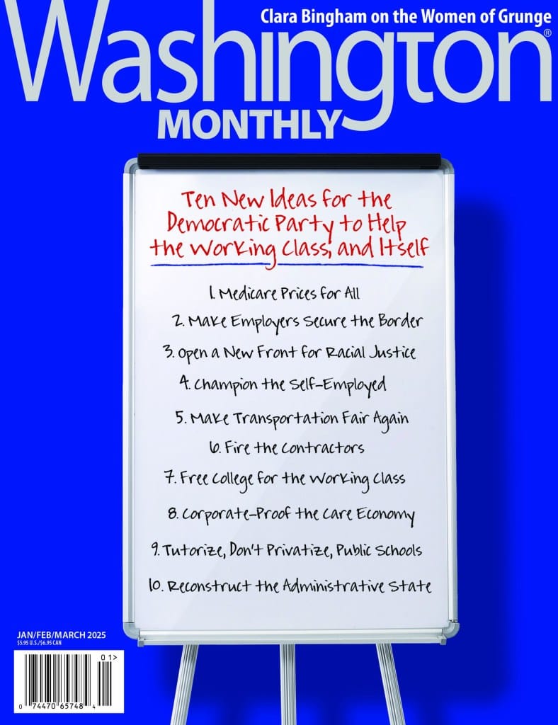 Washington Monthly Magazine Print Subscription 1 Year | 5 Issues ...