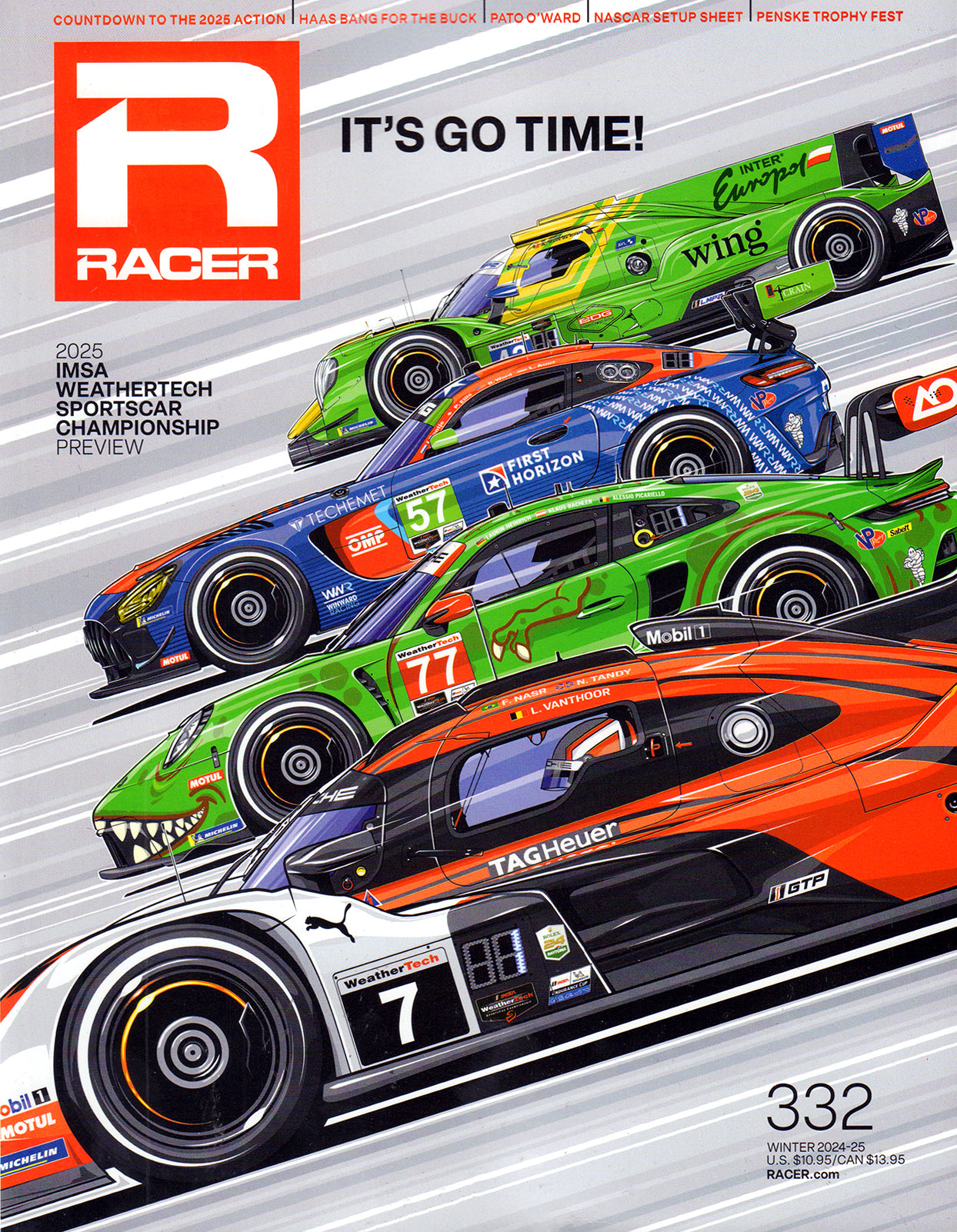 RACER Magazine Print Subscription 1 Year | 6 Issues – Total Magazines