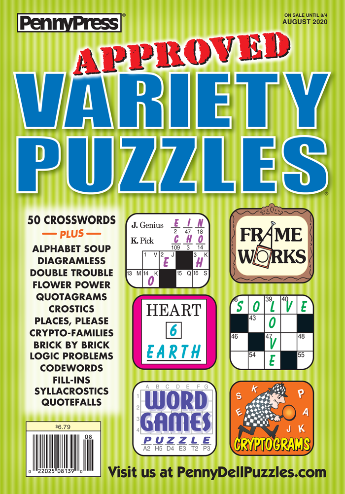 Approved Variety Puzzles Magazine Subscription – Total Magazines